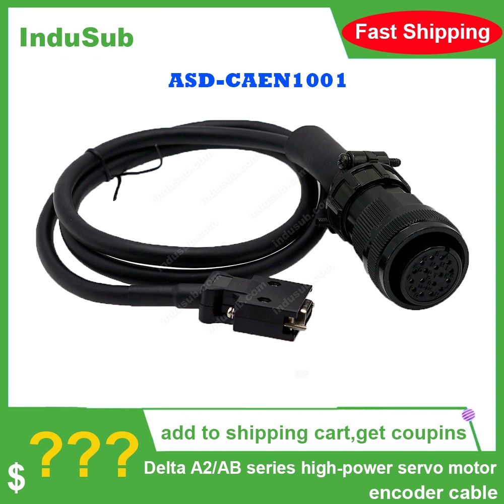 SZ ASD-CAEN1001 A2/AB series high-power servo motor encoder cable 1m 3m ...