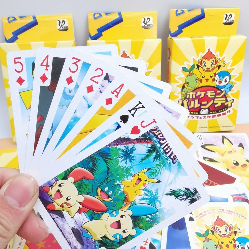 Playing Cards Board Game Pokémon Playing Cards Cartoon Anime Two ...