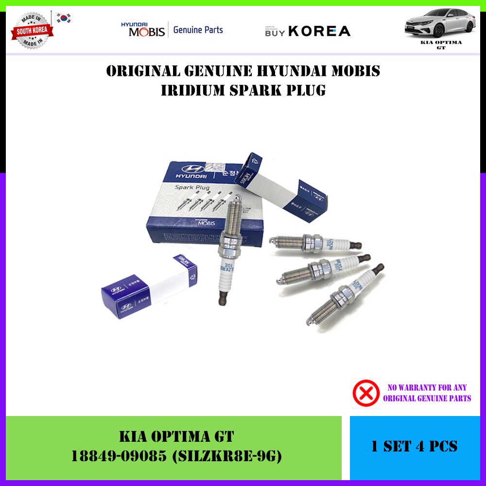 Kia Optima GT Turbo Genuine Hyundai Mobis Iridium Spark Plug (18849 ...
