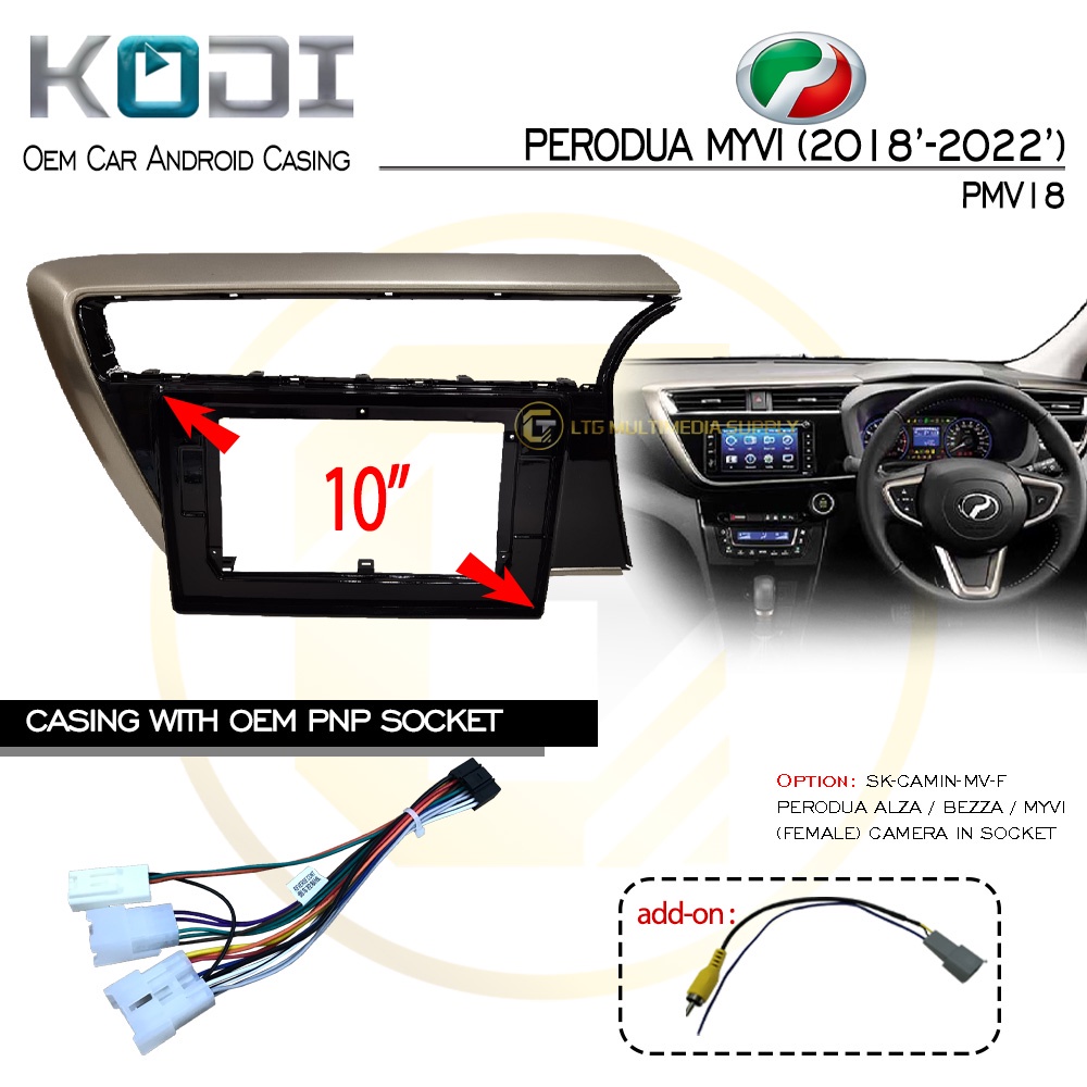 PERODUA MYVI 2018'-2022' ANDROID CASING | Shopee Malaysia