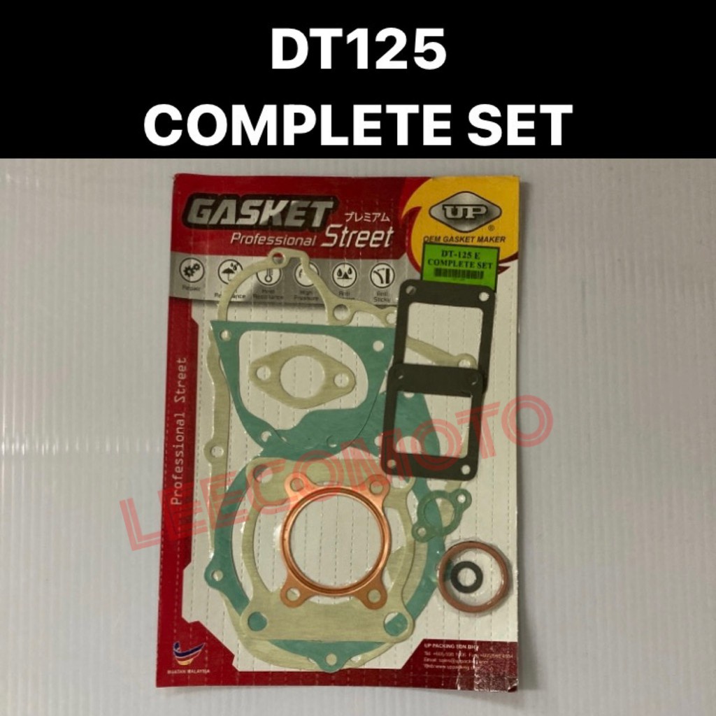 YAMAHA DT125 DT 125 DT-125 OVERHAUL GASKET SET ENGINE GASKET COMPLETE ...