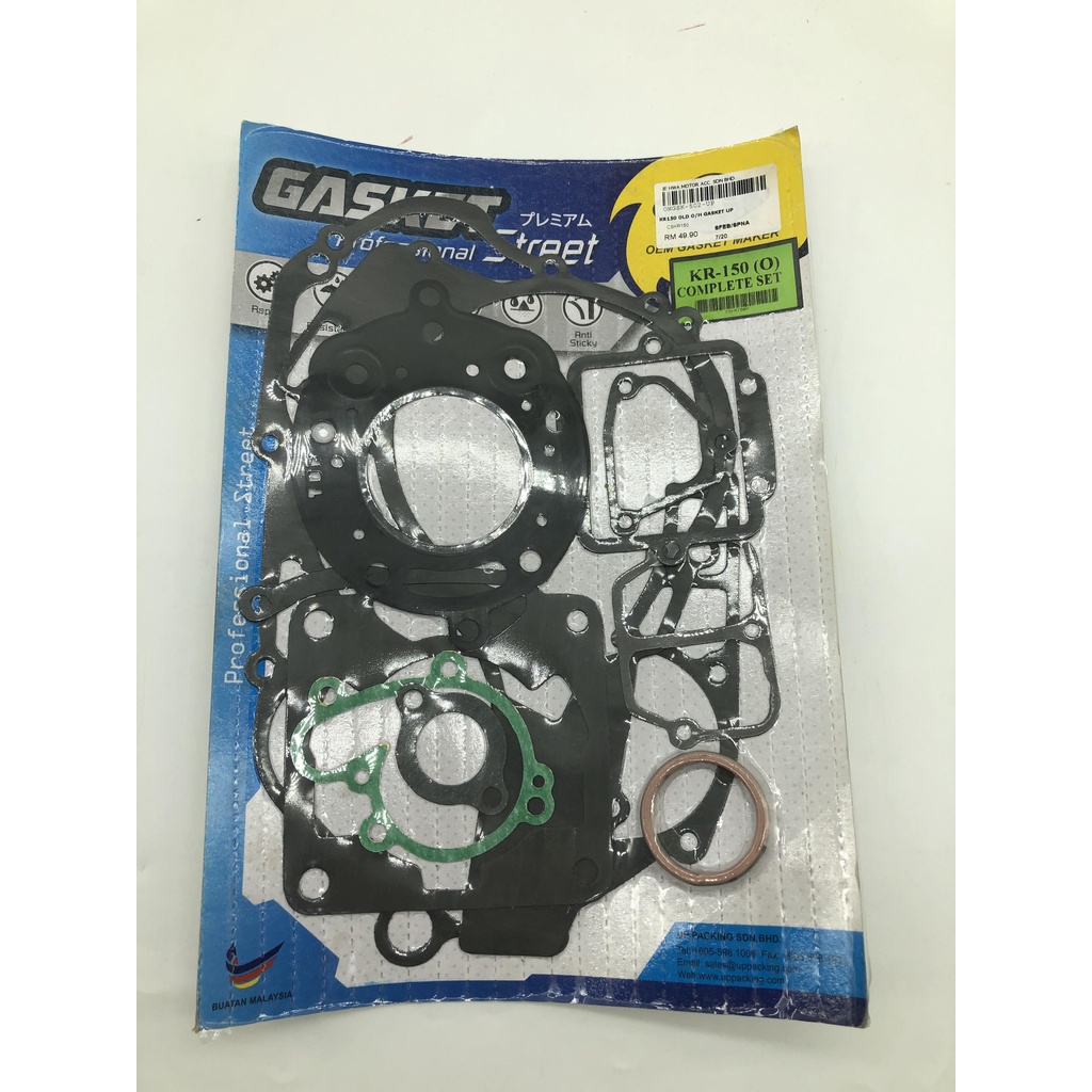 KAWASAKI KR150 KR 150 KR-150 OLD MODEL KR LAMA OVERHAUL GASKET SET ...