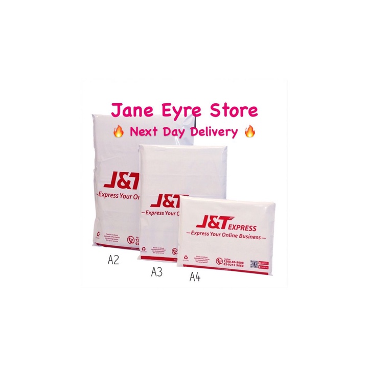 FAST SHIPPING J&T EXPRESS Courier Bag / Plastic Bag / Parcels | Shopee ...