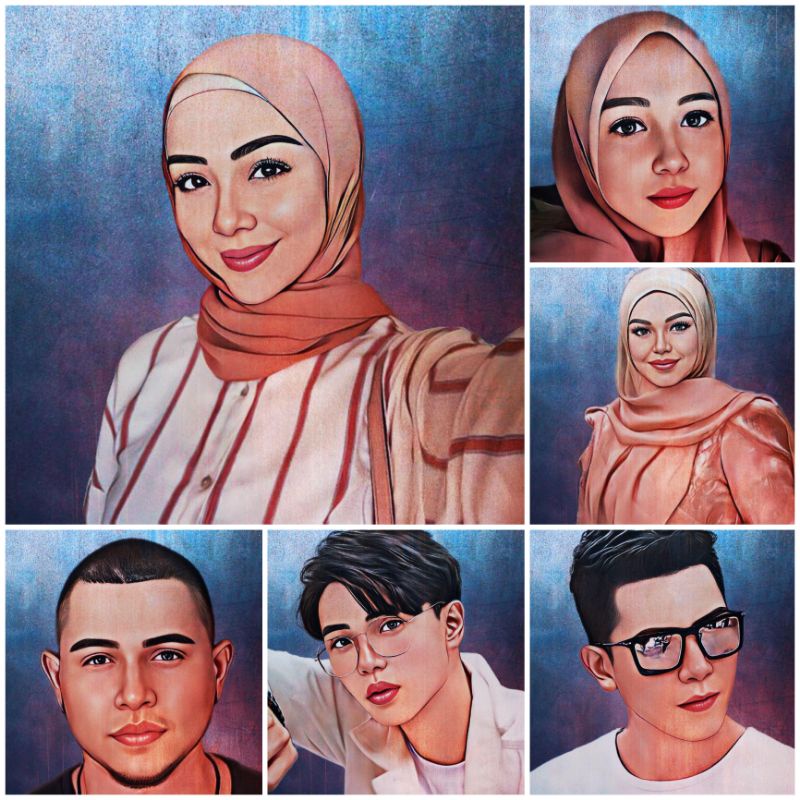Gift Photo Potret Version 6 (Free Editing) | Shopee Malaysia