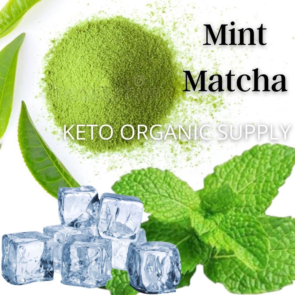 Mint Matcha Powder 薄荷抹茶 250g 高级 冰凉抹茶粉 Peppermint Green Tea Matcha ...