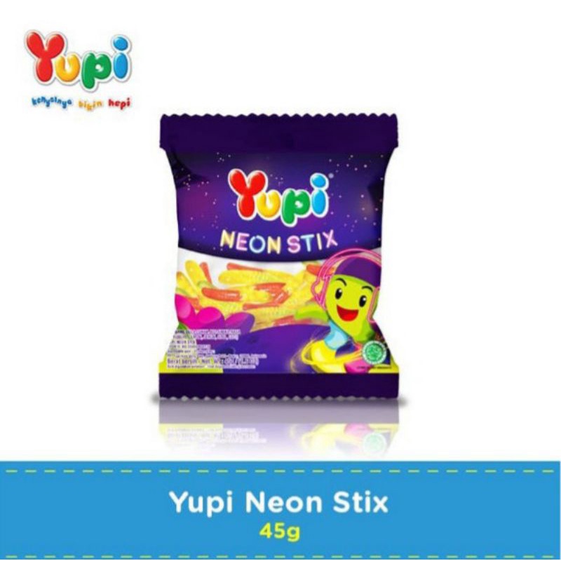Yupi Gummy Candies 45gr - Yupi Candy Jelly Strawberry Kiss/Neon/Bears ...