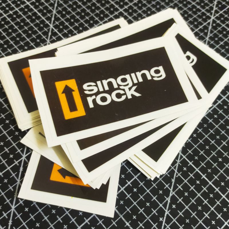 PRINTED SINGING ROCK LOGO STICKER STIKER | Shopee Malaysia