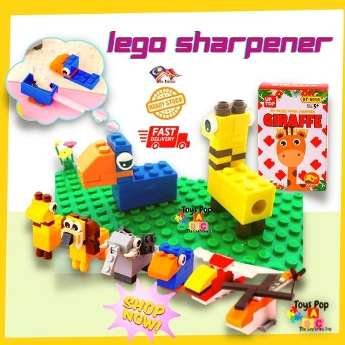 TOYSPOP Lego Animals Sharpener Kids DIY Puzzle Pencil Sharpener ...
