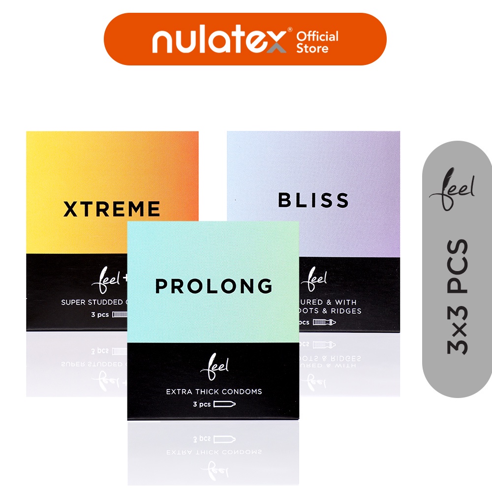 Nulatex Feel Condoms Bestsellers Bundle (3 Pcs x3) | Shopee Malaysia