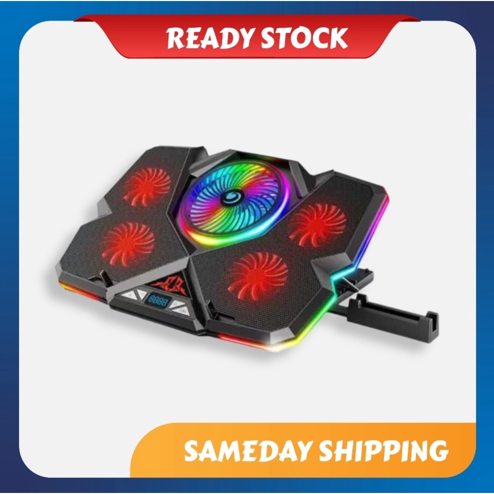 COOLCOLD RGB COOLER GAMING LAPTOP | Shopee Malaysia