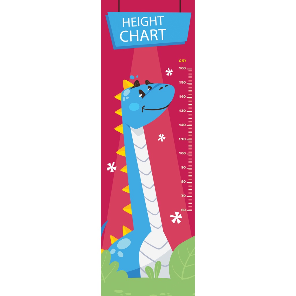 Carta ukuran tinggi (height chart) untuk prasekolah dan sekolah rendah ...
