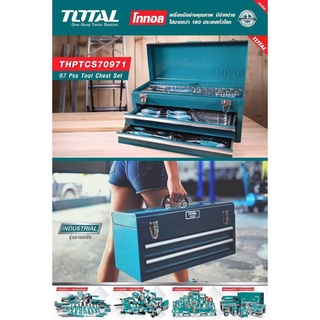 Total 97-Piece Tool Set With Storage Box Model Thptcs70971 (97 pcs Chest Set) | Shopee Malaysia