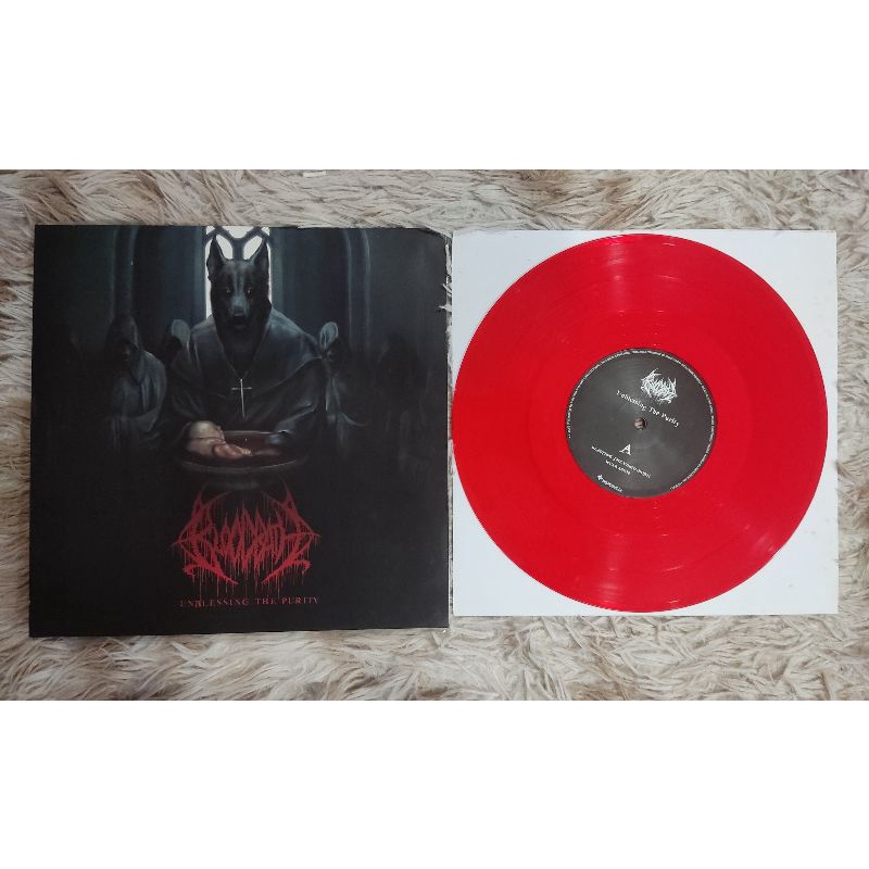 BLOODBATH "Unblessing The Purity" 10" MLP LIMITED NUMBERED BLOOD RED ...