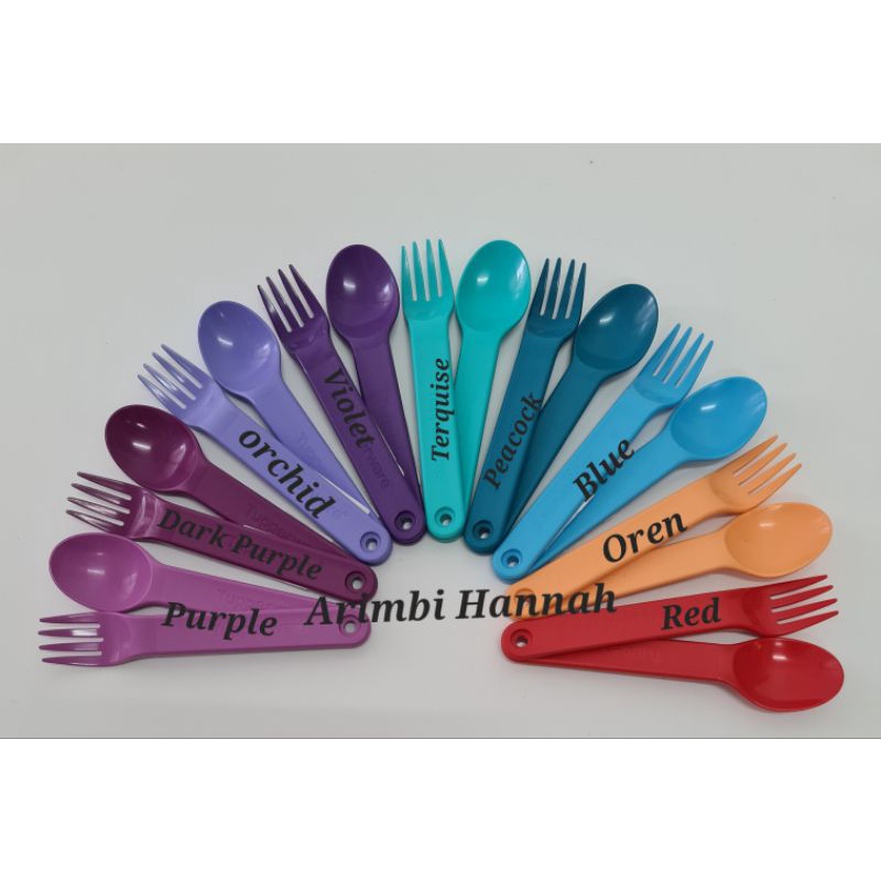 TUPPERWARE CUTLERY SET / Portable Chopstick Tuppeware / Cutlery Case ...