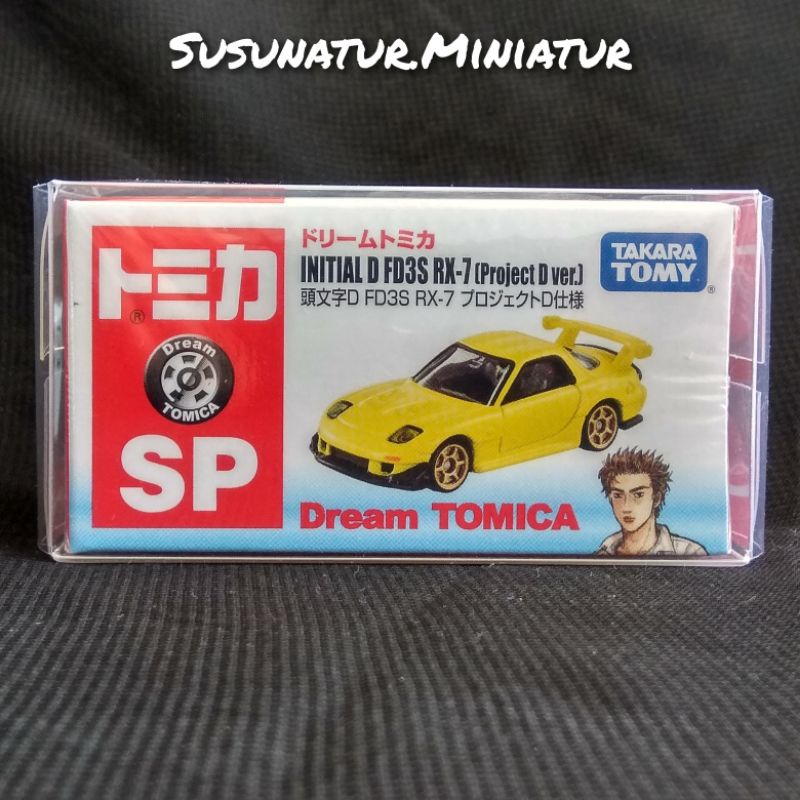 Dream Tomica SP INITIAL D FD3S RX-7 PROJECT D VER. | Mazda RX7 | Box & Loose | Takara Tomy ...