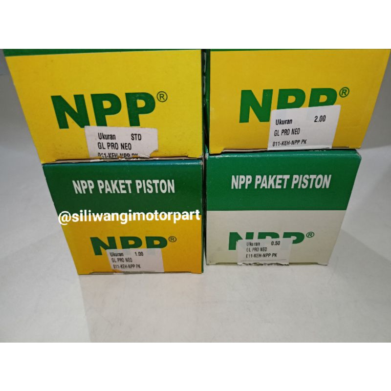 Piston KIT RING SEHER NPP MEGA PRO & GL PRO NEOTECH (KEH) OS 200, 100, 50 & STD | Shopee Malaysia