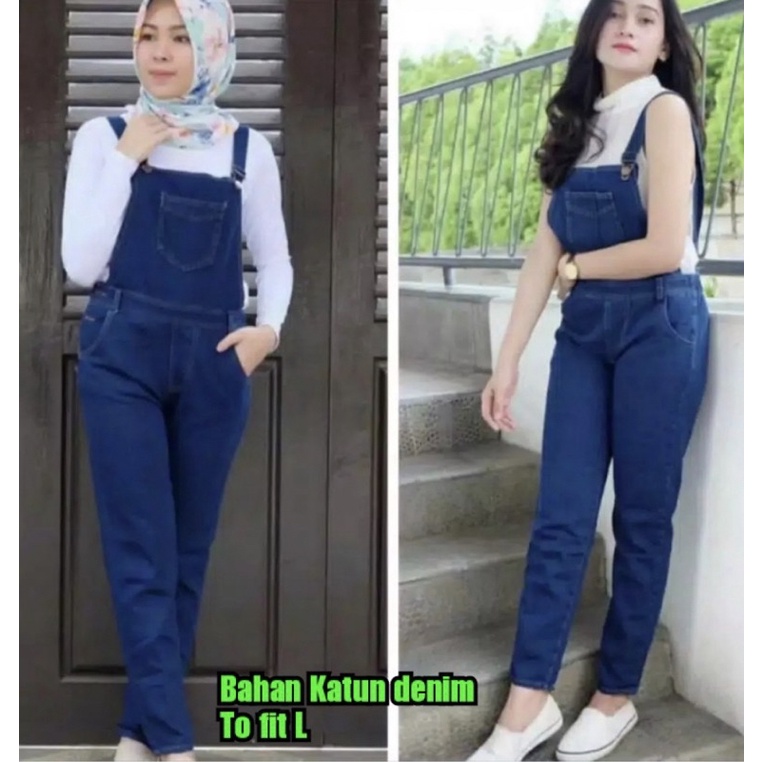 jumpsuit jumper women jeans 👖 | Shopee Malaysia