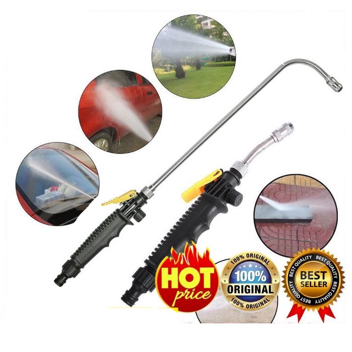 High Pressure Power Washer Water Gun Spray Nozzle Car Wash Garden ...
