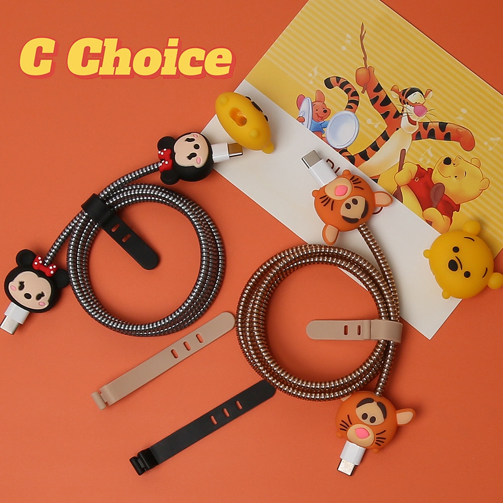 1.4m Spiral Cord Protector Charging Cable Protector charger cord ...