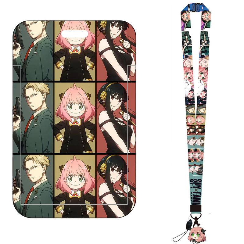 Spy x Family Loid Forger Anya Forger Yor Forger Anime Credential Holder ...
