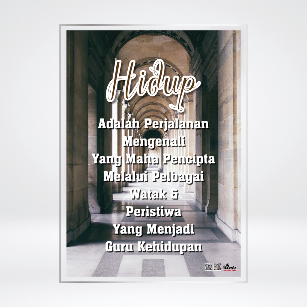Poster Kata-kata Motivasi [A4 Laminated Poster] Positif Mutiara Hikmah ...