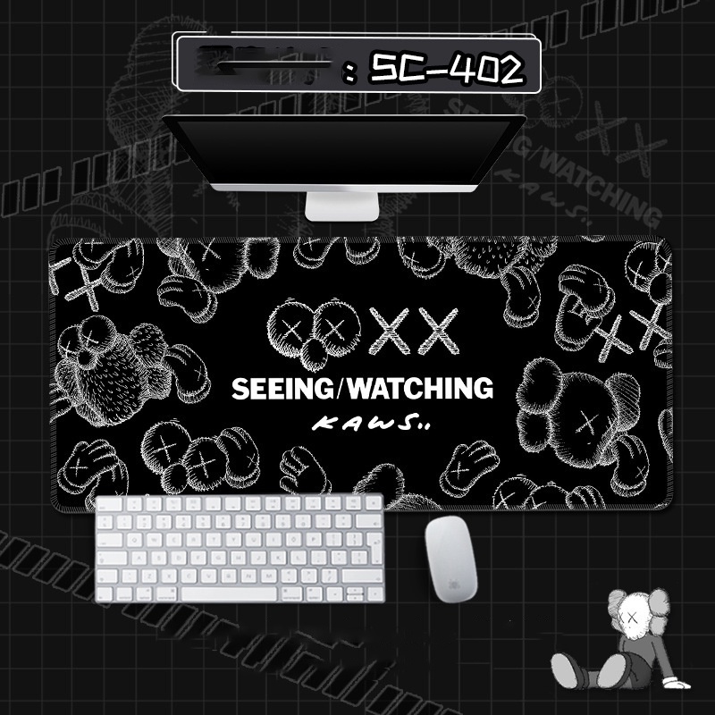 Kaws Gaming Mouse Pad 90cm*40cm Extra Large ANTI-SLIP 80cm*30cm ...