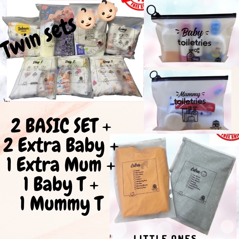 TWIN BEG PLASTIK ZIPLOCK PACKING BAJU IBU , BABY & BARANG KEPERLUAN KE ...