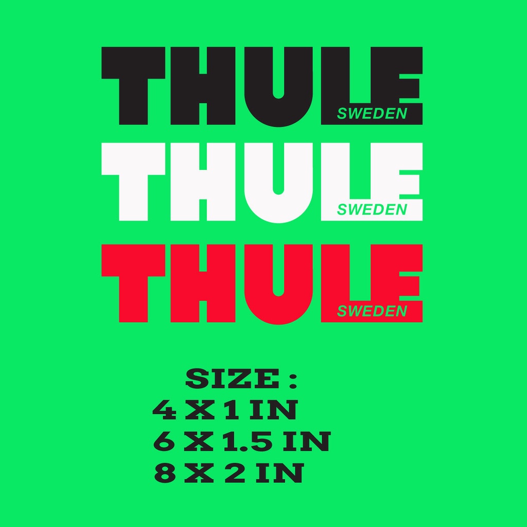 111- THULE LOGO CUTTING STICKER | Shopee Malaysia