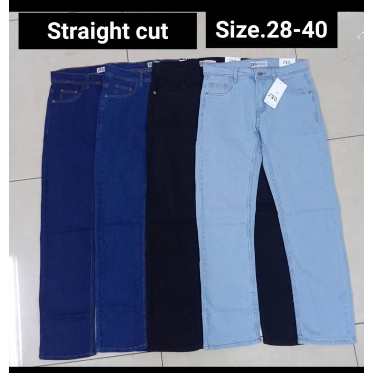 Women Straight Cut Seluar Perempuan Kain Strachbal Pakai Selesaa ...