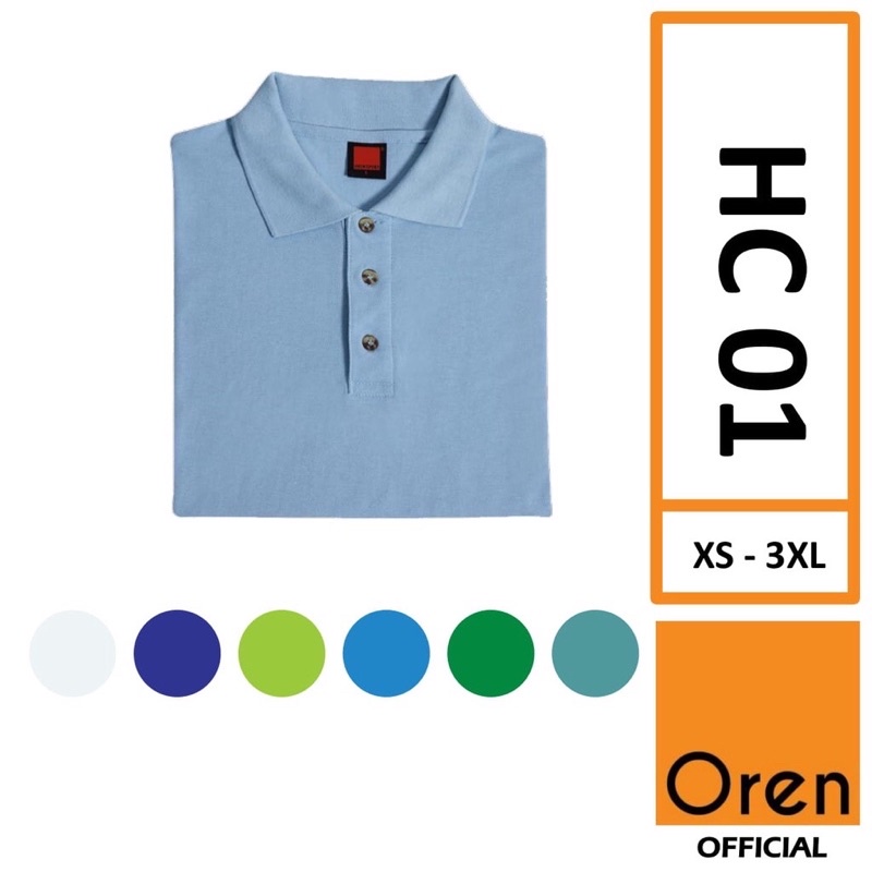 Oren Sport HC01 Honeycomb Collar Polo Shirt (Unisex) | Shopee Malaysia