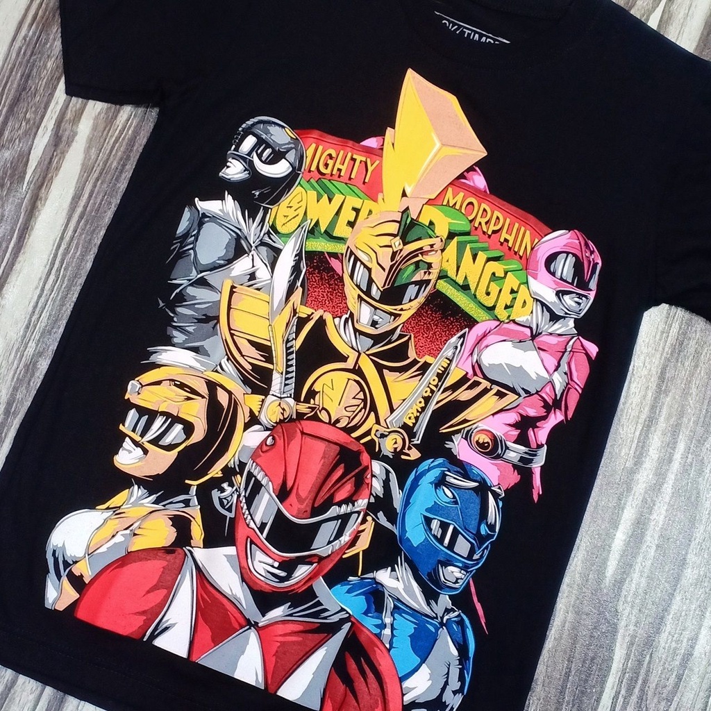 BT64 MIGHTY MORPHIN POWER RANGERS OLD SCHOOL LIMITED VINTAGE FANART ...