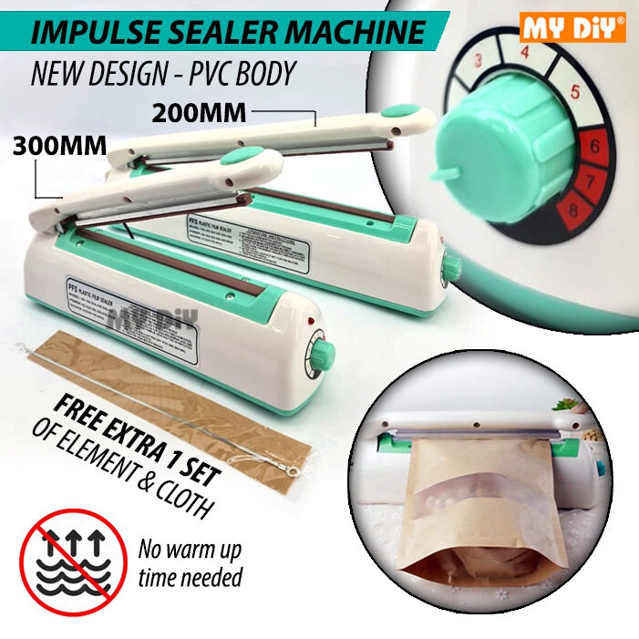 DIY Online4u - New Design Plastic Impulse Sealer Machine Plastic Bag ...