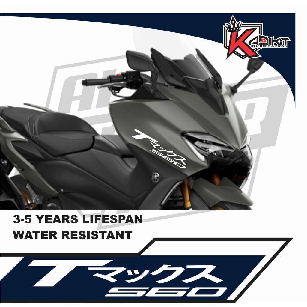 Yamaha TMAX 560 Japan JDM High Quality Water Resistant Sticker | Shopee ...