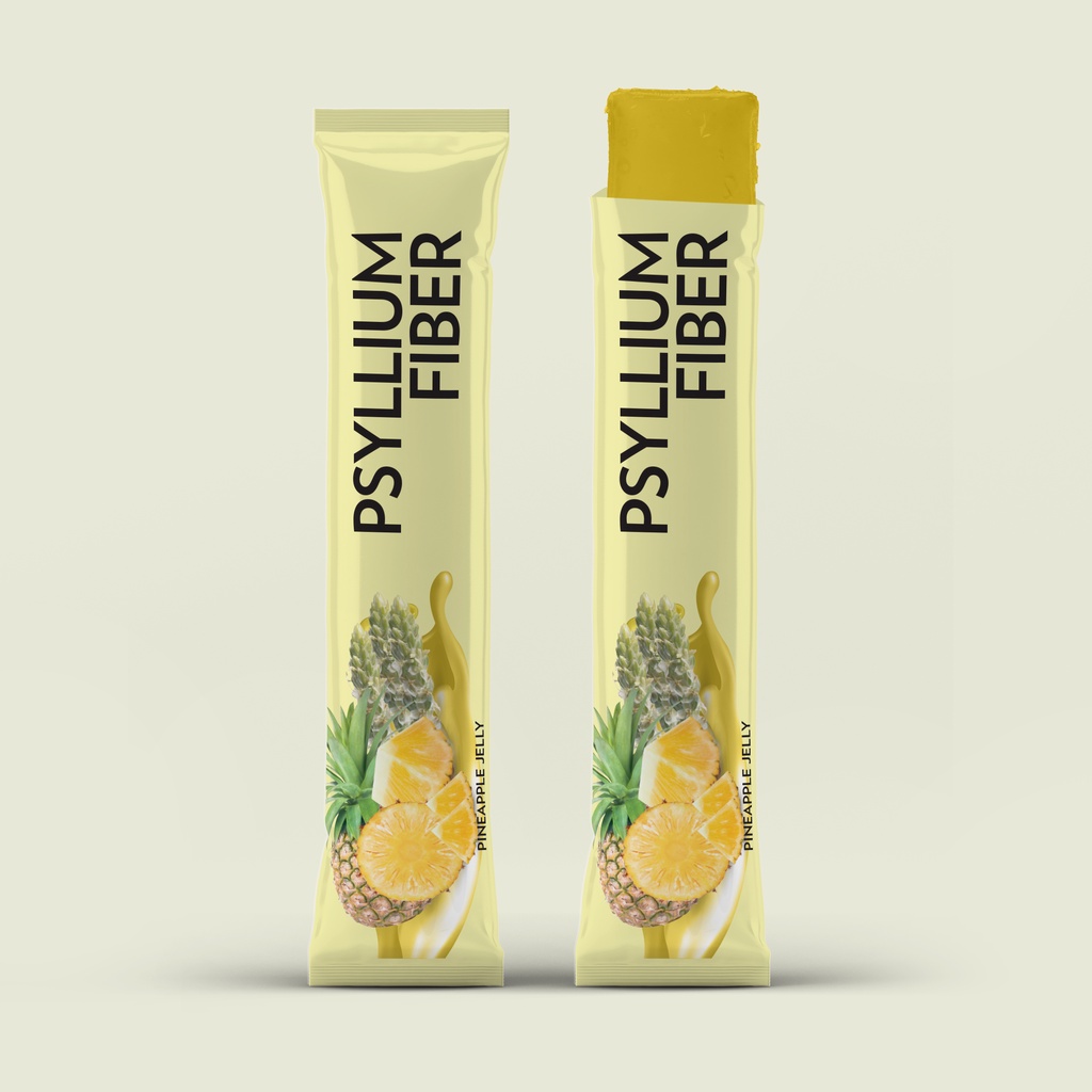 DAILE Jelly Psyllium Husk 1,000MG in Real Pineapple High Fiber Detox ...