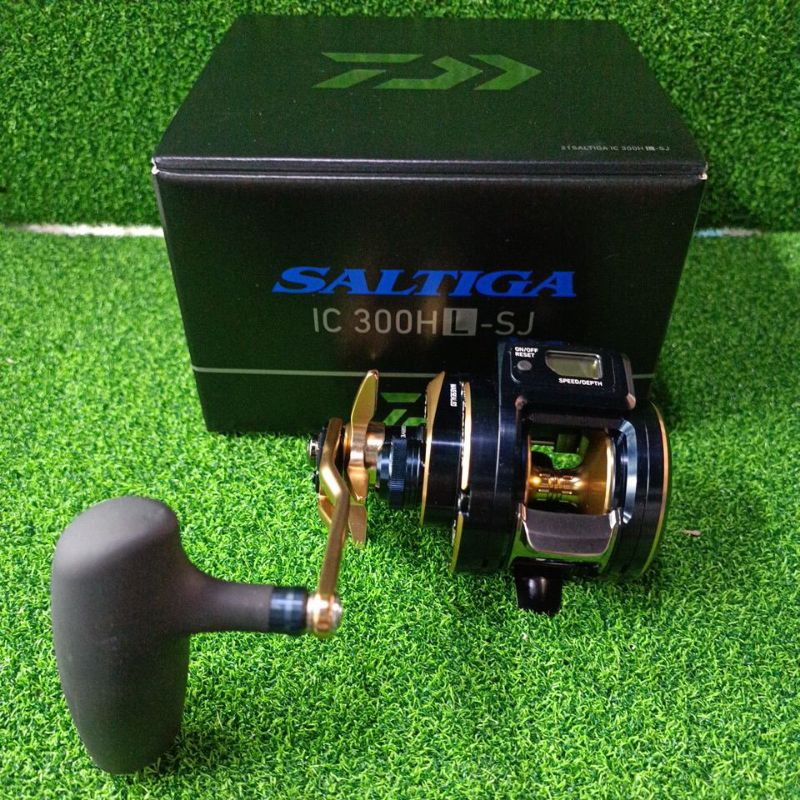 New DAIWA JIGGING Reel SALTIGA IC 300HL-SJ | Shopee Malaysia