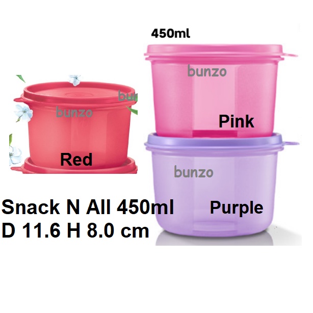 Tupperware Snack N All 450ml / 550ml / 650ml - 1pc | Shopee Malaysia