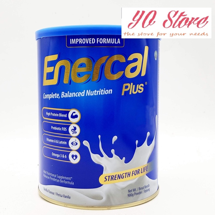 Enercal Plus Milk Powder New Formula Vanilla 900gm | Shopee Malaysia