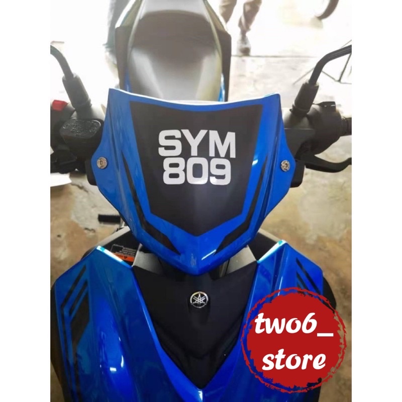 STICKER HITAM Y16 NUMBER PLATE BACKGROUND LULUS JPJ Y16ZR NOMBOR ...