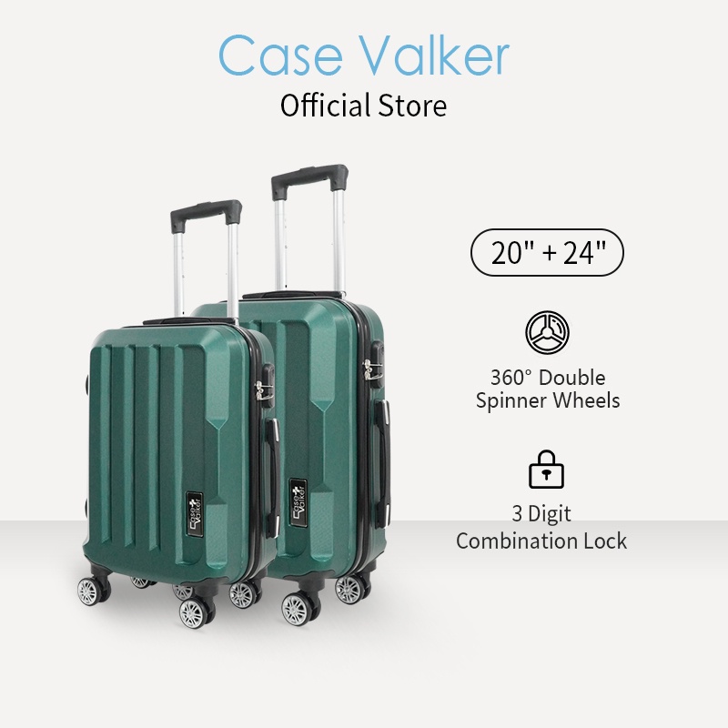 Case Valker Fashion Gorgeous ABS Hard Case 3 in 1 Luggage Bag Set (28 ...