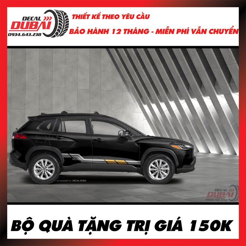 Black Corolla Cross Car Stickers | Shopee Malaysia