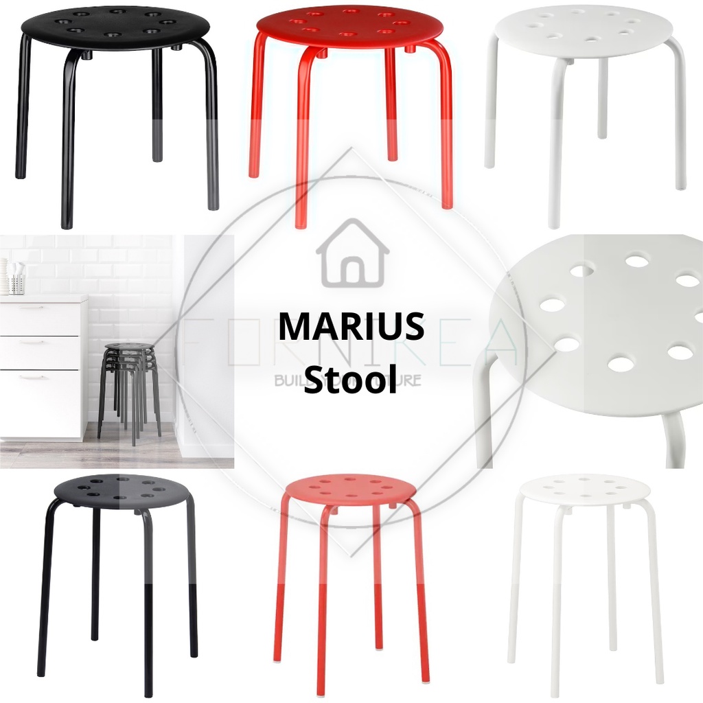 IKEA MARIUS Stool, 35 cm / 45 cm | Shopee Malaysia