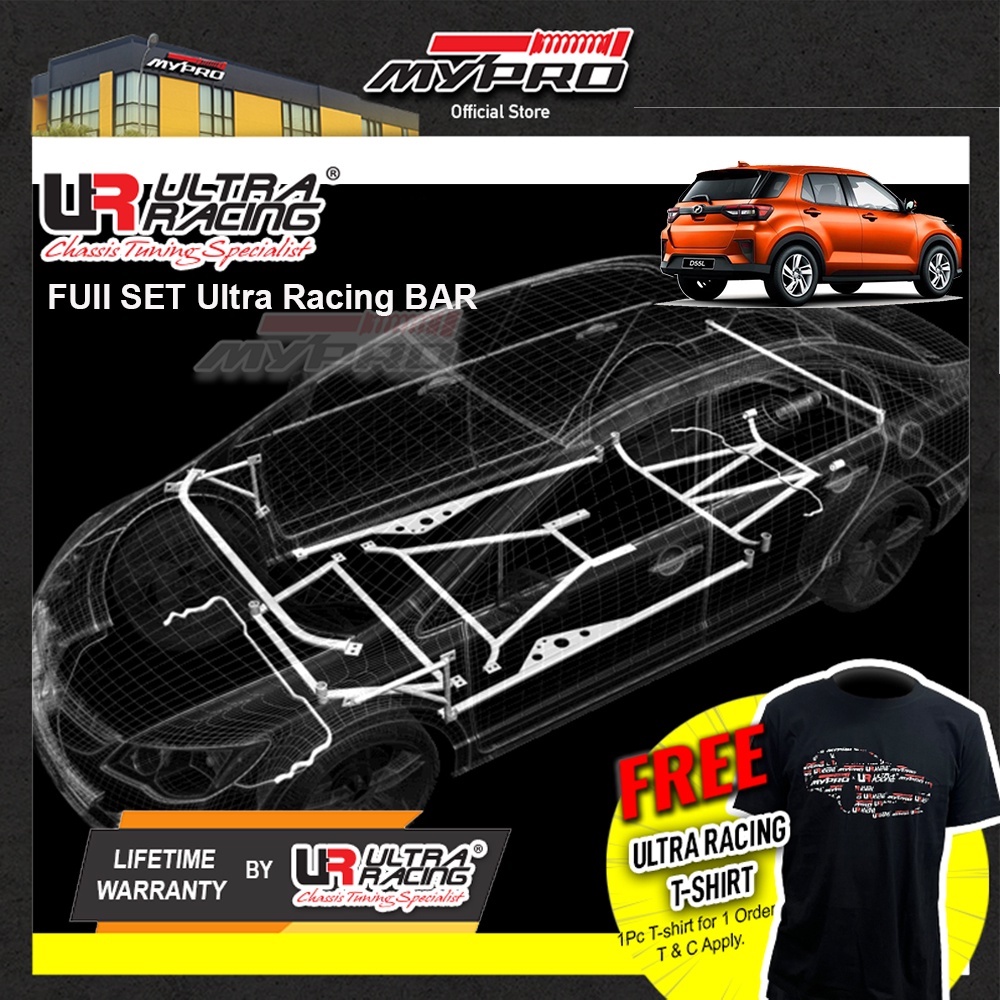 PERODUA ATIVA 1.0T '21 (2WD) ~ Ultra Racing 100%Original (FULLSET ULTRA ...