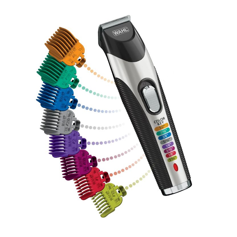 Wahl Color Pro Cord/Cordless Rechargeable Hair, Beard Trimmer for Men ...