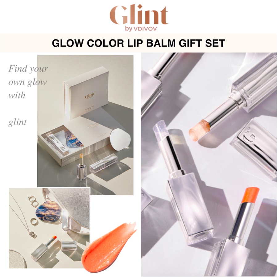 *New colors added* [Glint] Glow Color Lip Balm - Gift Edition (11 ...
