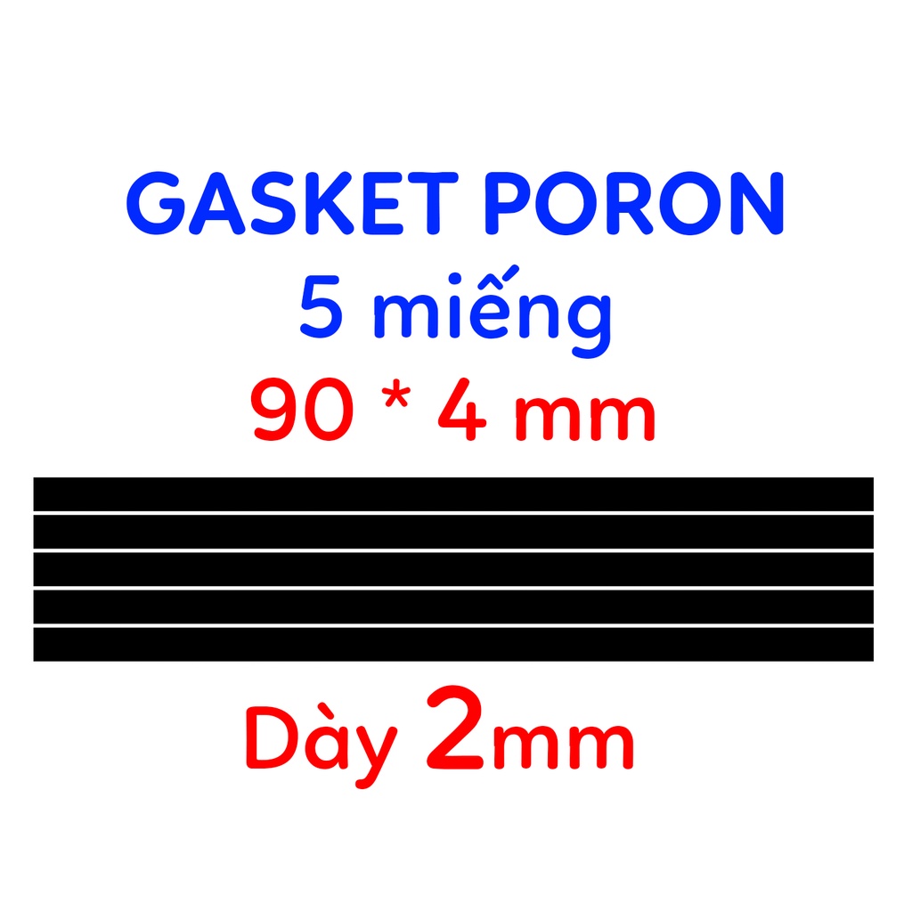 Gasket PORON - gasket mount gasket For Mechanical Keyboard, 2mm Thick, 3mm Thick PORON Material ...