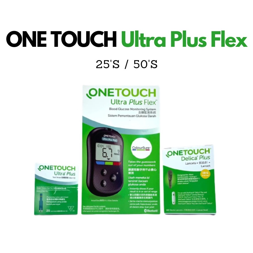 ONE TOUCH Ultra Plus Flex Full Meter Set (25's/50's) [OneTouch ...