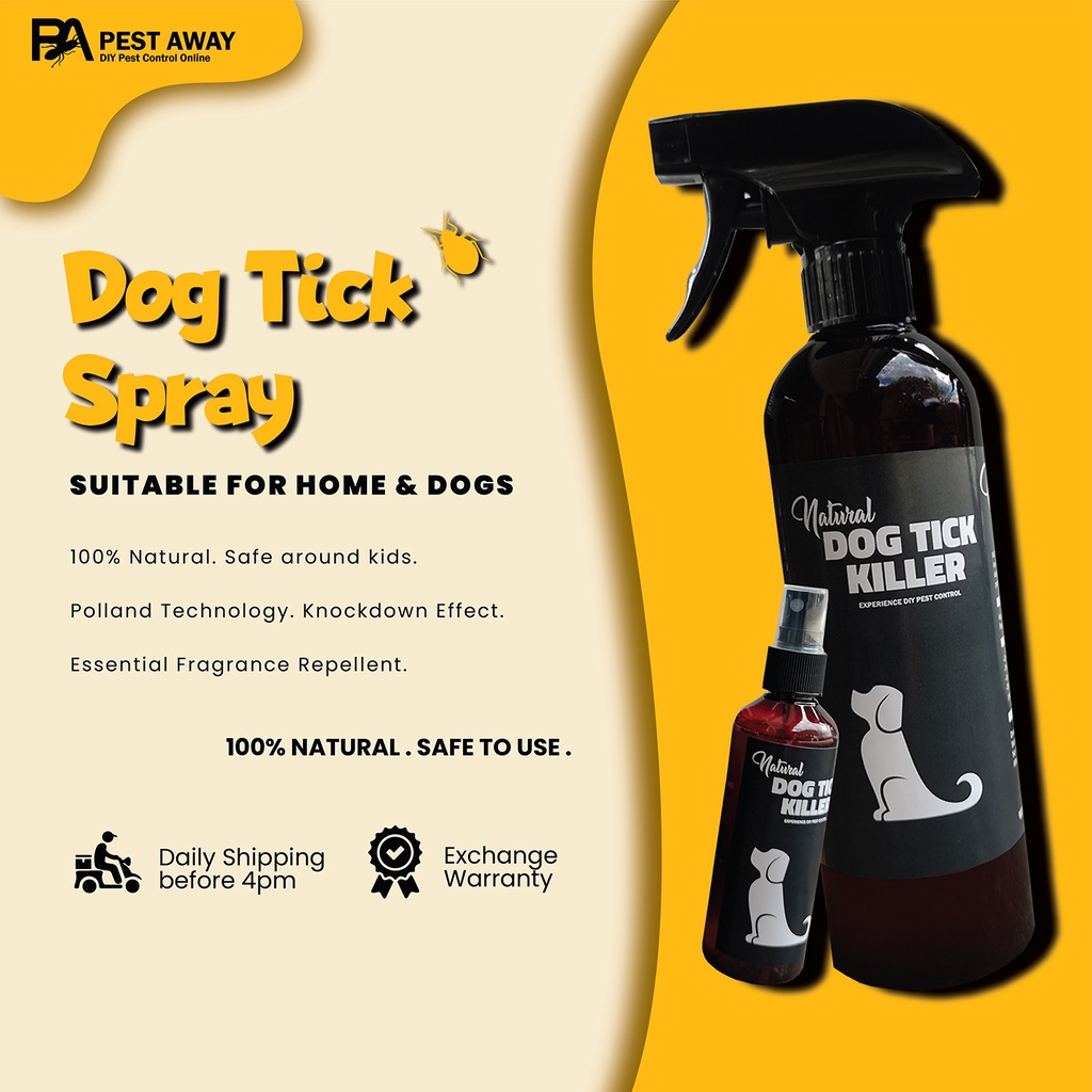 Dog Tick Pest Asia Natural Spray 500ml 天然狗蚤喷雾 | Shopee Malaysia