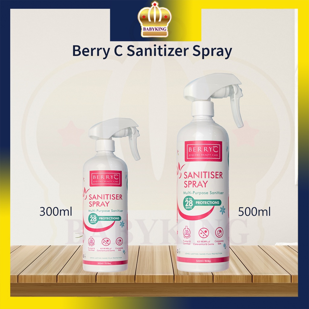 Original Berry C BerryC Sanitiser Spray Sanitizer Nano Film Coating ...