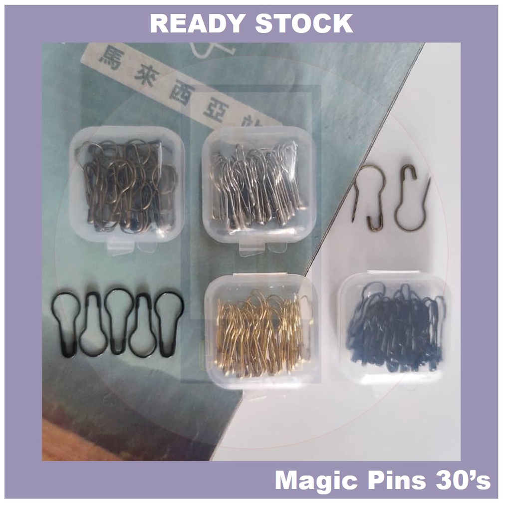 Magic Brooch Magic Pin Magic Pins Jarum Tudung Jarum Peniti Kerongsang ...