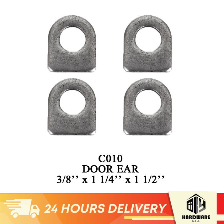 [4pcs] Metal Door Ear Bracket Steel Gate Window Grill Padlock Eye ...